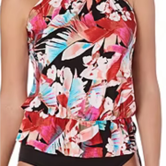 Magic | Swim | Nwt Vanishing Act By Magic Brands Floral Swim Top 4 ...